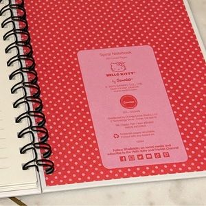 Hello Kitty | Office | Nwt Hello Kitty Sanrio White Red Pink Spiral Notebook Journal | Poshmark